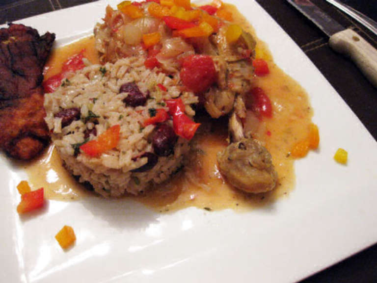 Poulet créole à la noix de coco - TrancheDePain.com